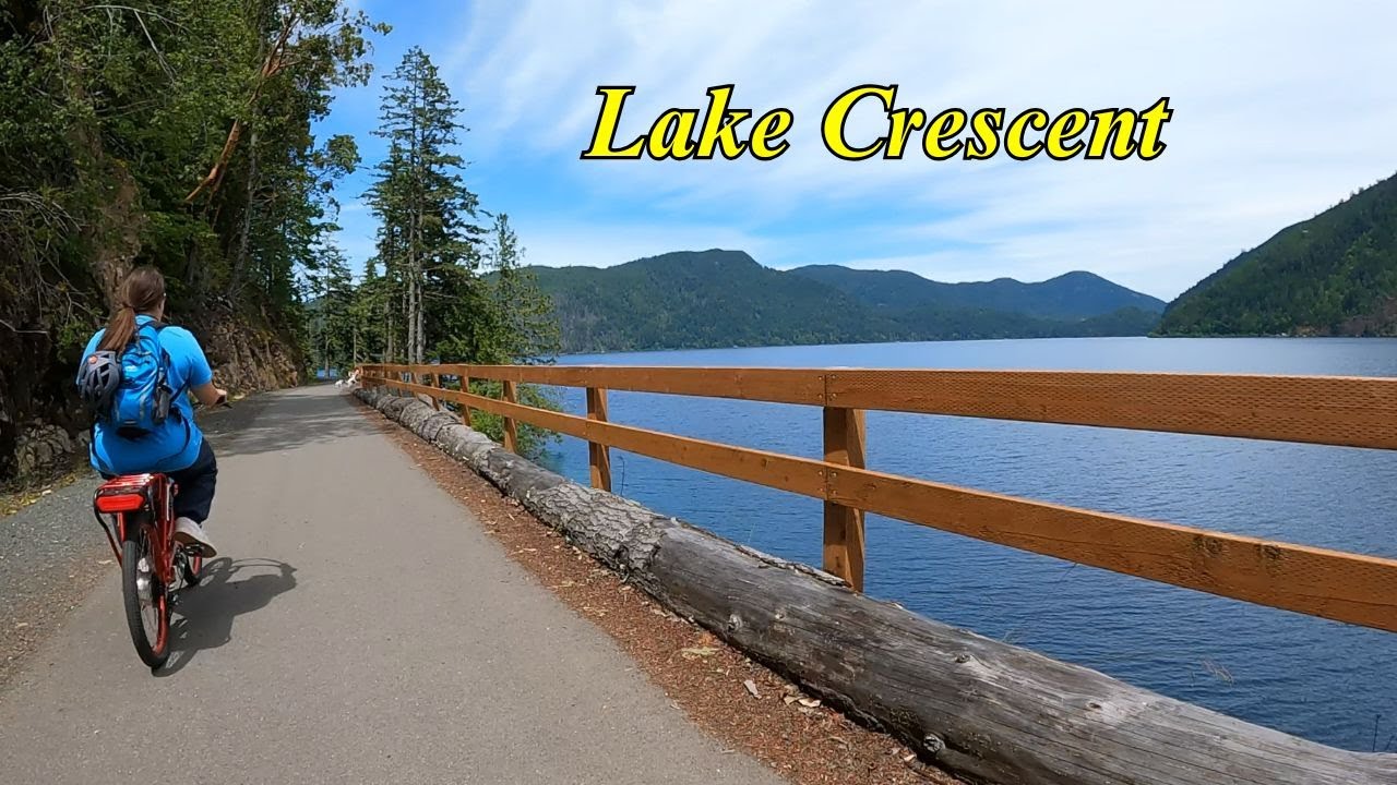 E-Bikes and Lake Crescent Day Date - YouTube