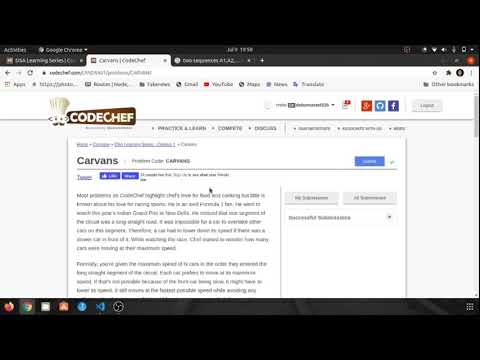 Codechef caravans problem discussion - YouTube