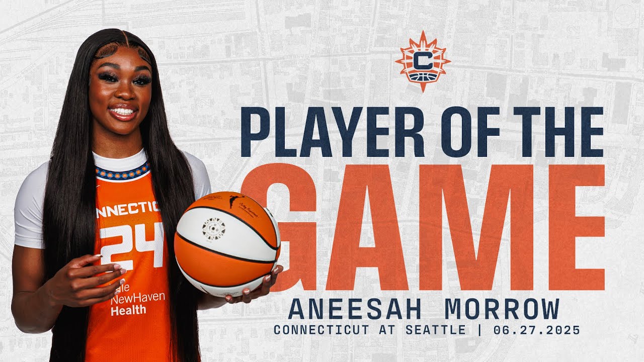 Connecticut vs. Seattle Player of the Game: Aneesah Morrow - YouTube