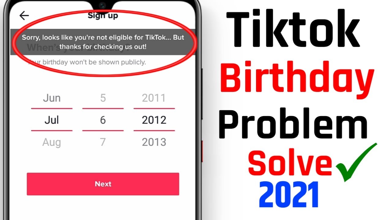 How To Fix Sorry Looks Like You re Not Eligible For Tik Tok YouTube