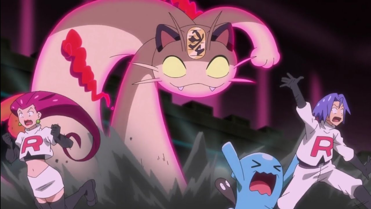 Meowth Nearly Killed Team Rocket【AMV】 | Dynamax Meowth Attack on Jessie ...