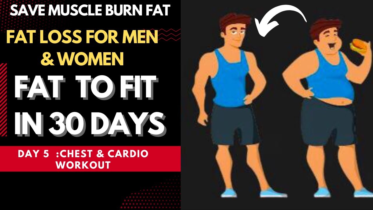 Fat to fit journey for Male & Female | |Complete Chest & cardio workout ...