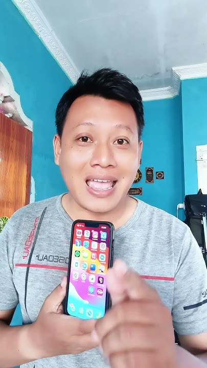 Cara screenshoot di hp iphone 13 tanpa harus tekan tombol tinggal di ketuk layar 2x - YouTube