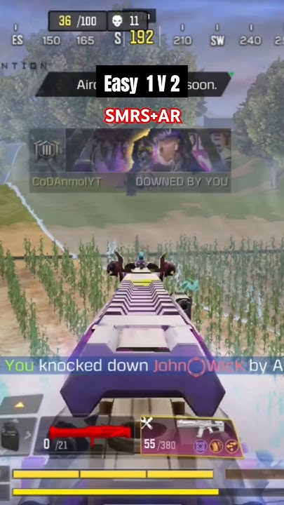 Easy 1v2 with SMRS & AK117#codm #codmobile #codanmolyt #1v2 #smrs - YouTube