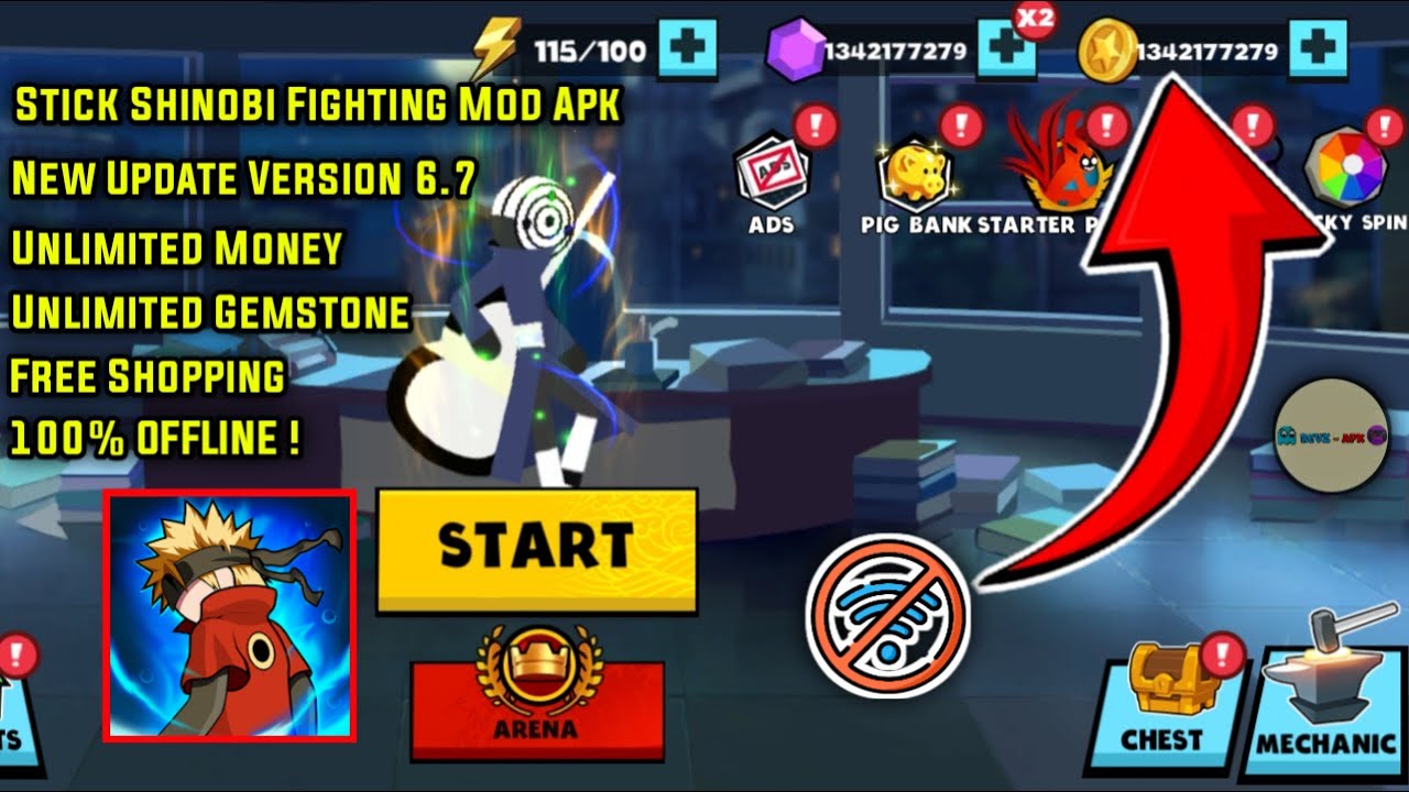 Stick Shinobi Fighting Mod Apk ! - YouTube