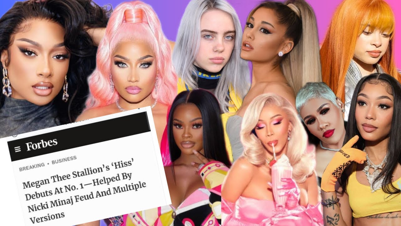 ‼️Forbes CLOWNS Megan & CREDITS Nicki Minaj for Hiss Number 1 Billboard ...