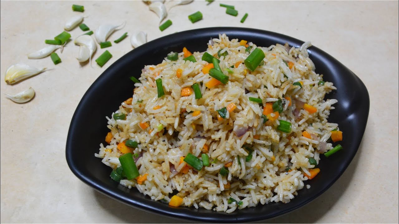 Burnt Garlic Fried Rice | Burnt garlic rice | Lunch Box | Quick Rice ...