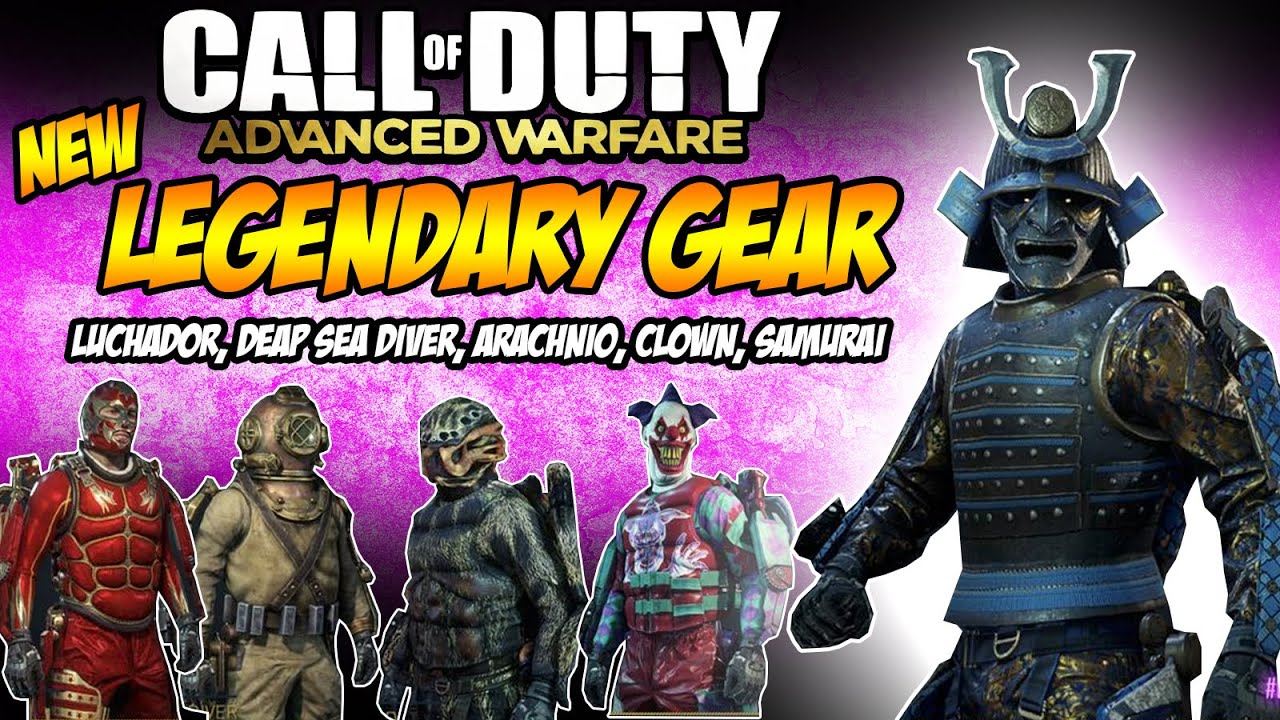 COD AW: "NEW LEGENDARY GEAR!" (Luchador, Deap Sea Diver, Arachinid ...