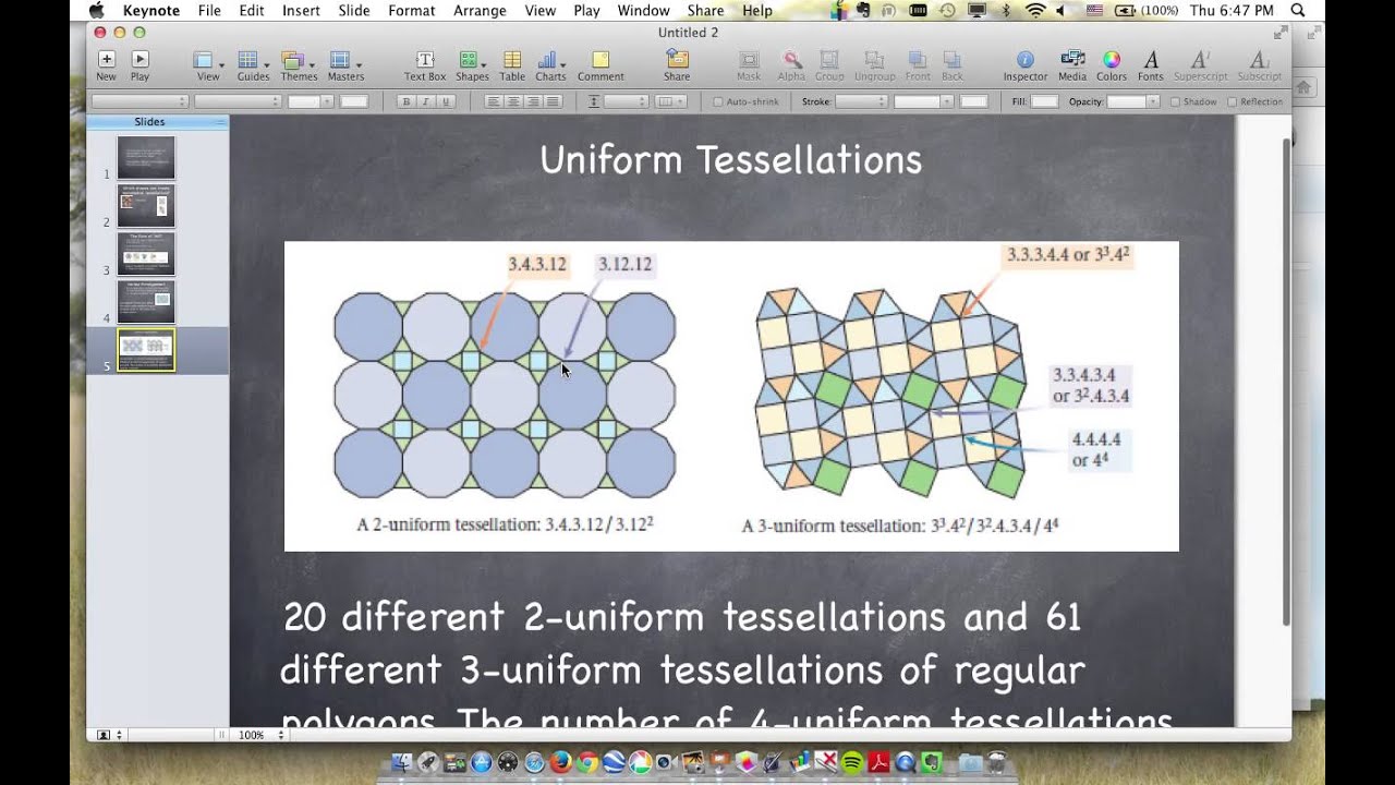 Tessellations with Regular Polygons - YouTube