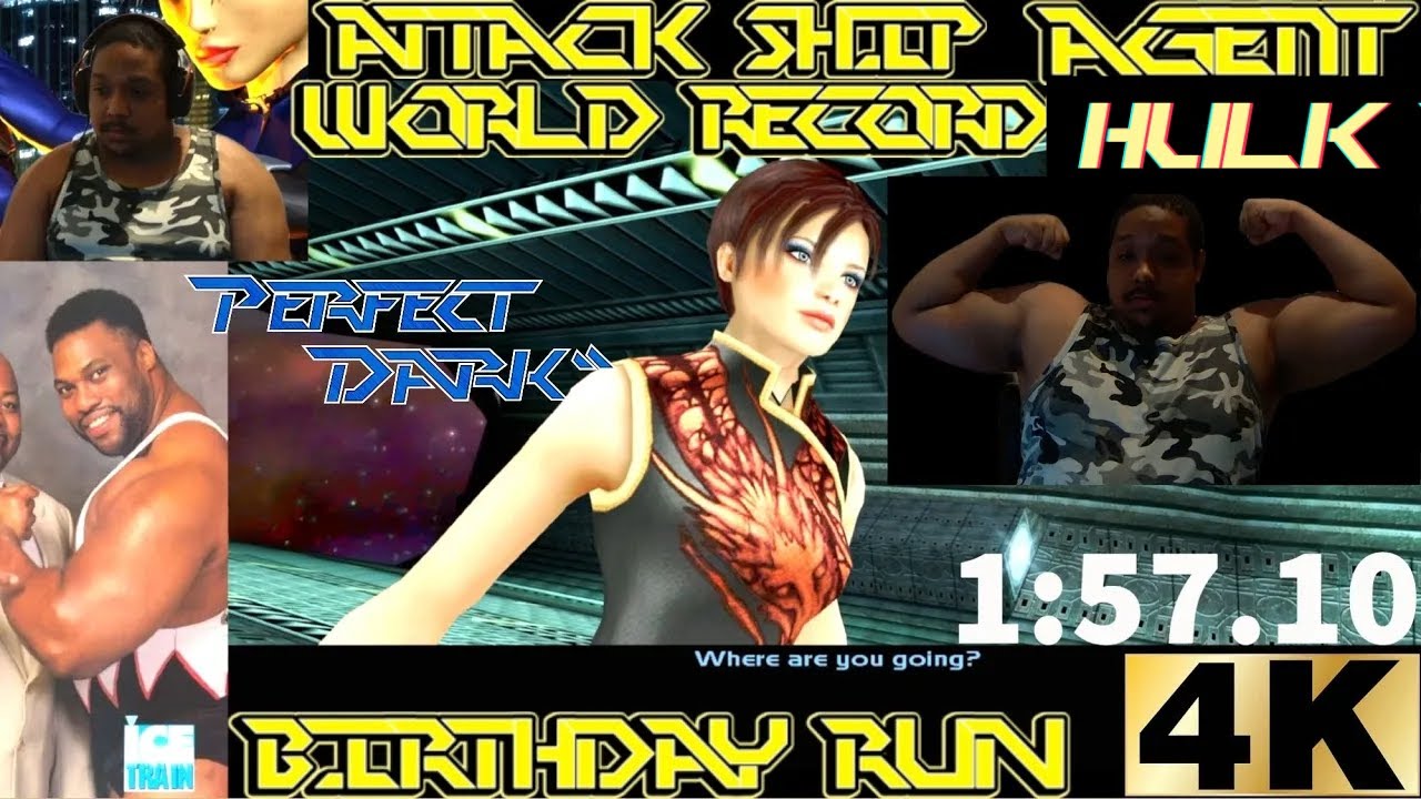 Attack Ship Agent "God" WORLD RECORD 1:57 Speedrun Perfect Dark XBLA 4K ...
