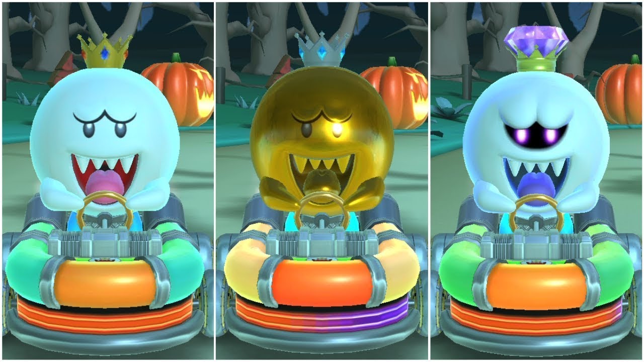 All King Boo Charaters in Mario Kart Tour - YouTube