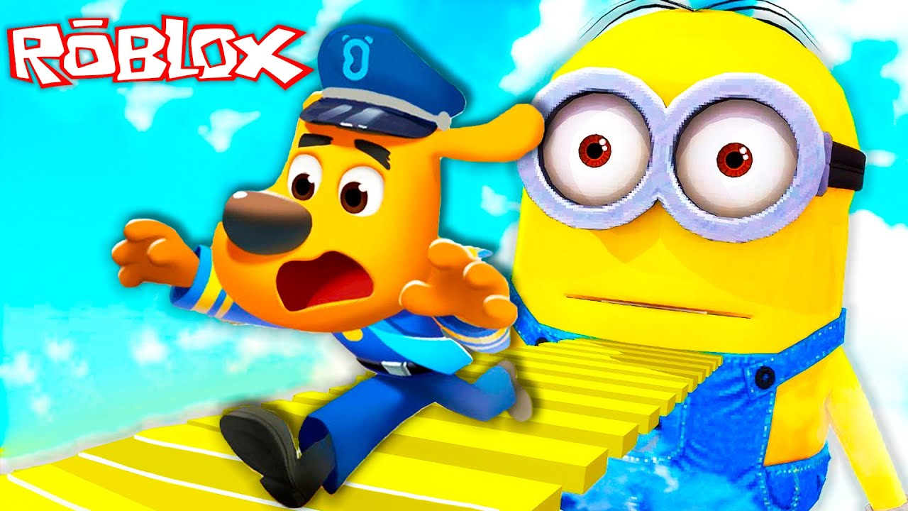 Sheriff Labrador & Dobie Play Escape MINIONS BARRY'S PRISON in Roblox ...