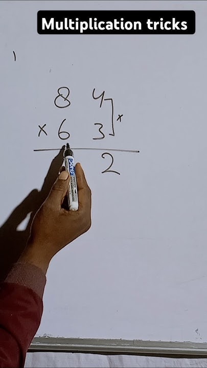 Multiplication tricks #math #mathstricks #shortsvideo - YouTube