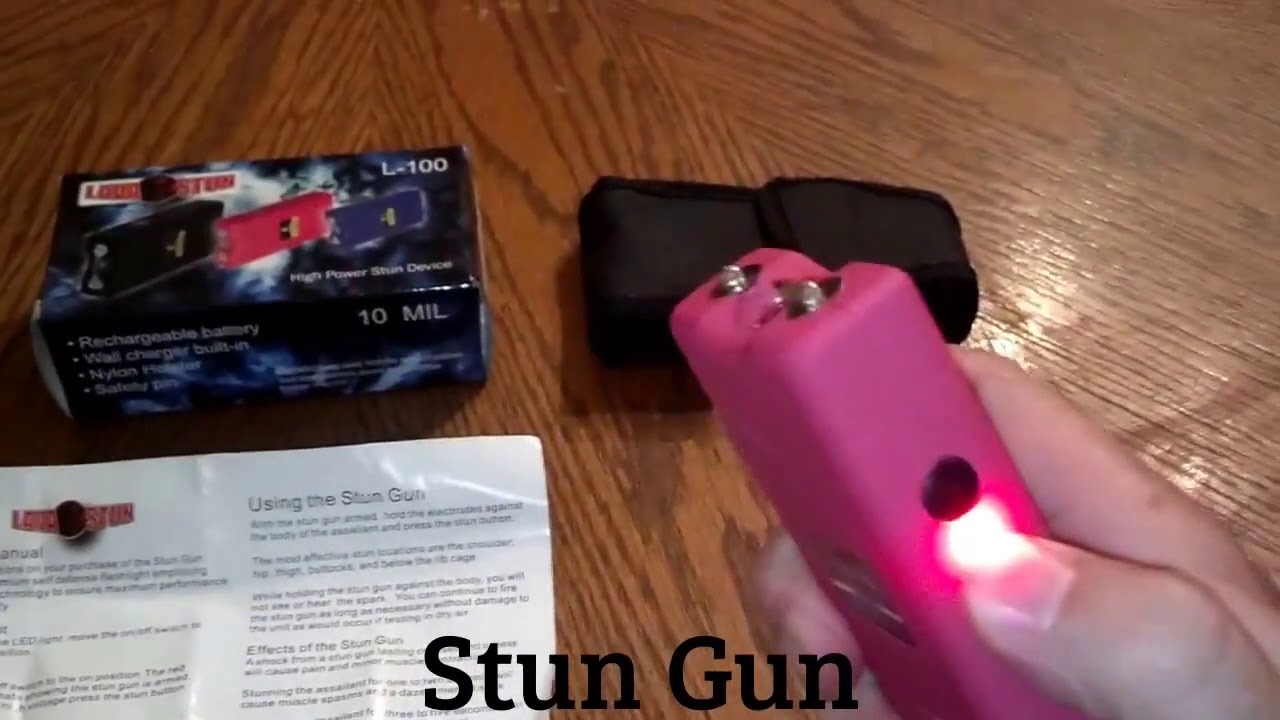 Stun Gun With Safety Pin in Faridabad - YouTube