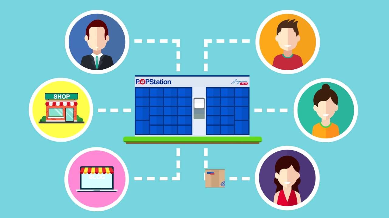 SingPost - First Islandwide Rent-a-POP open parcel locker service - YouTube