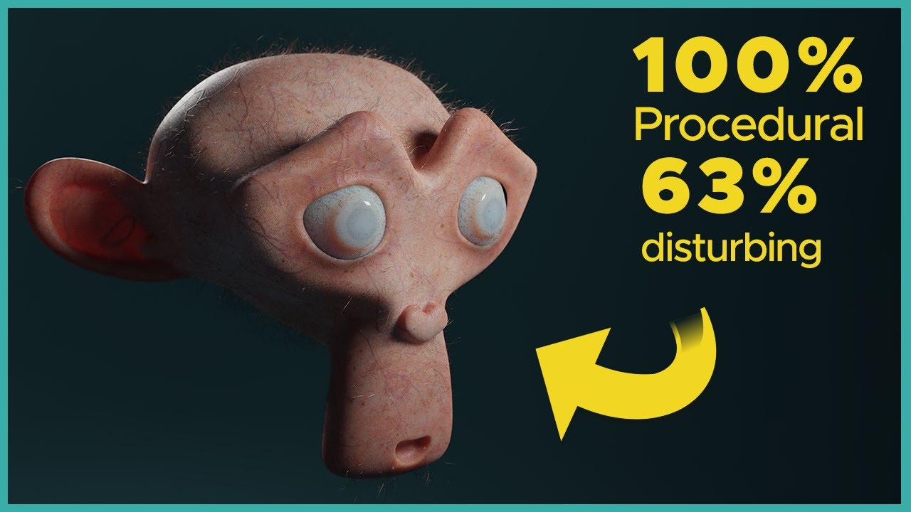 How I gave Suzanne human skin in Blender - YouTube