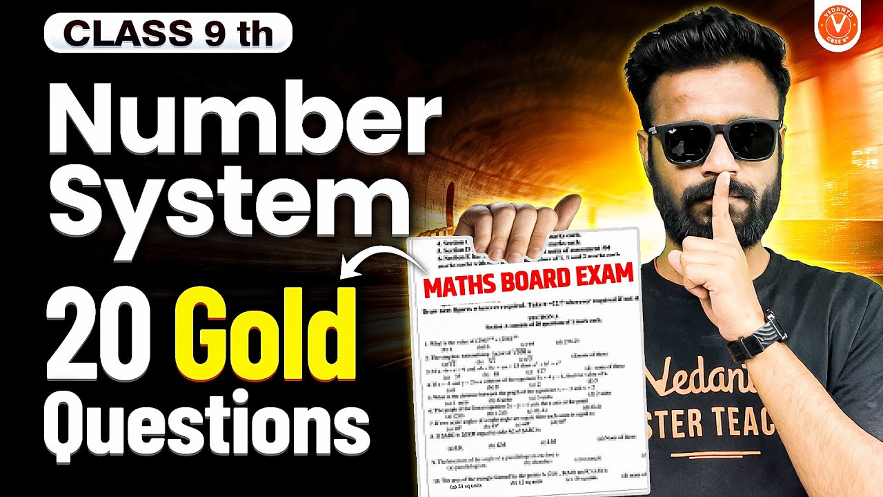 CRACK Number System! 🚀 Class 9 Maths: 20 GOLD Questions You MUST Solve ...