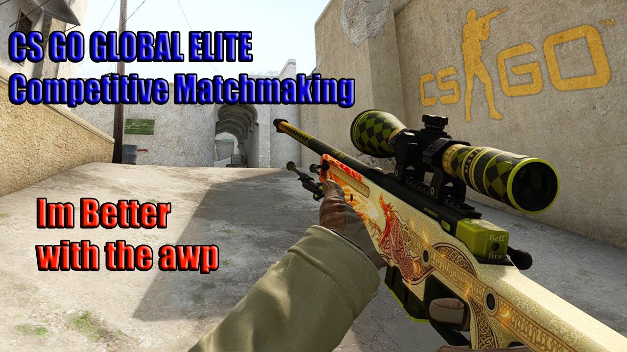 Im Better with the awp (CS GO Global Elite Solo Competitive Matchmaking ...