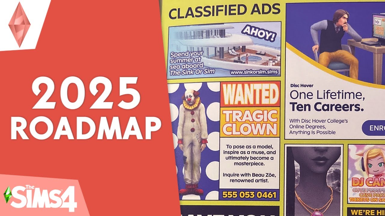 FIRST ROADMAP OF THE YEAR FOR THE SIMS 4 COMING NEXT WEEK!? - YouTube