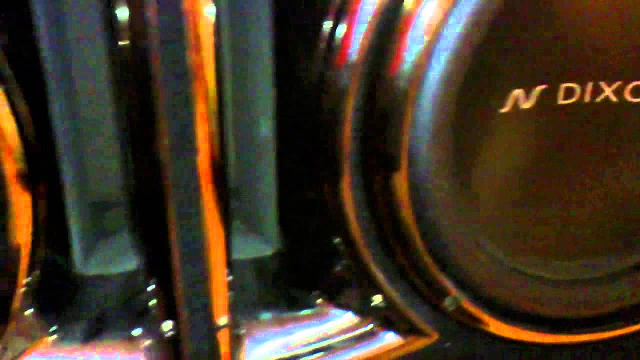 My X2 Dixon 12 inch subs (rack city) - YouTube