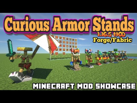Minecraft 1.16.5 - Curious Armor Stands mod - YouTube