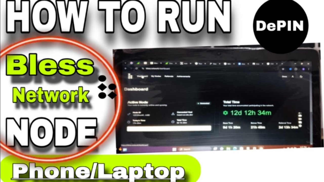 BLESS NETWORK NODE || How to Run Bless Network Node (Extension) on Your ...