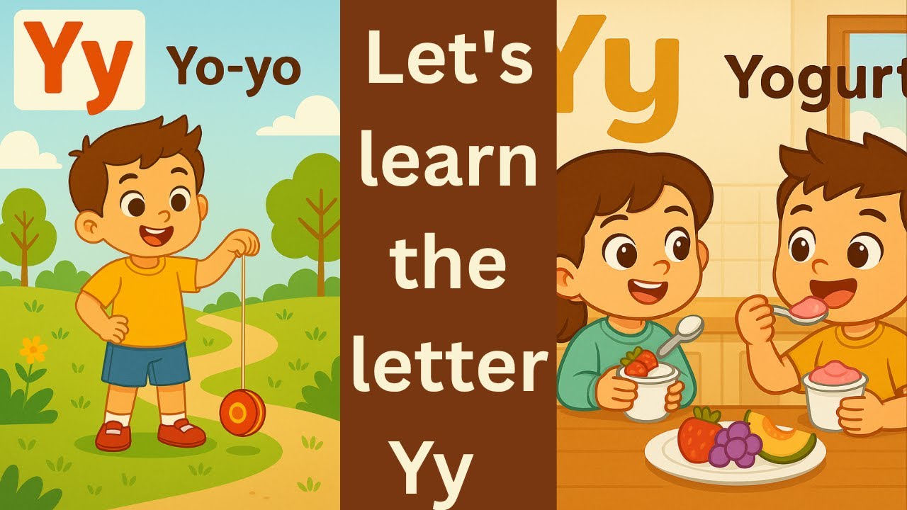 "Learn the Letter Yy | Yummy Yogurt & Fun Yo-yo | Alphabet Series by ...