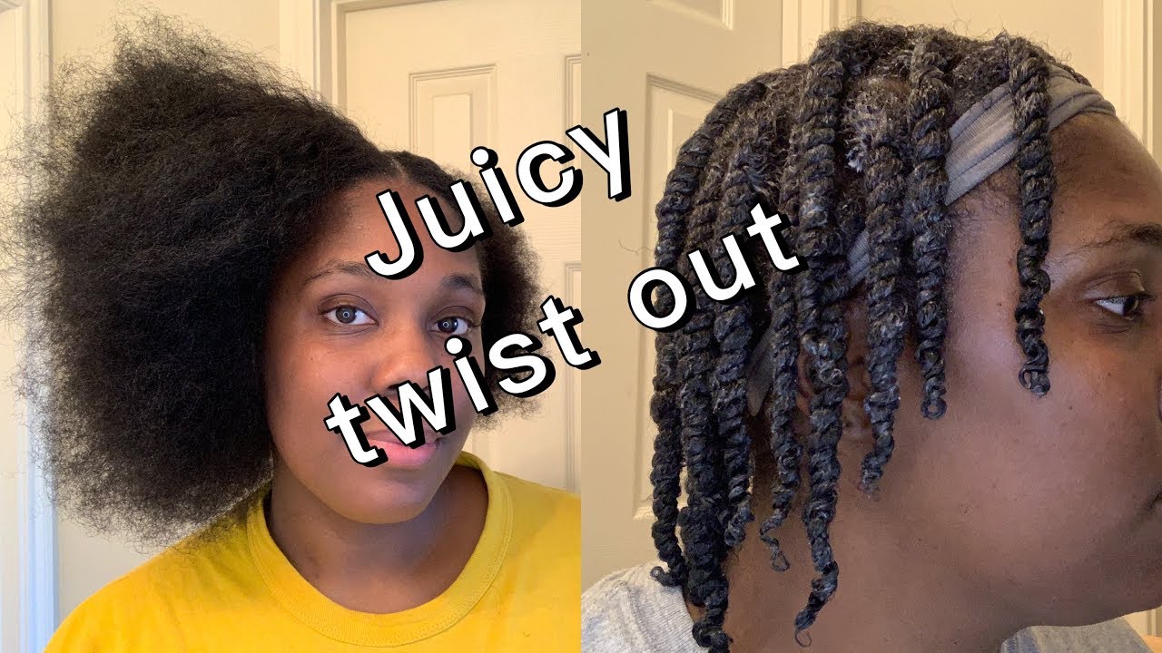 JUICY AND MOISTURIZED 2 STRAND TWISTS ON 4C NATURAL HAIR - YouTube