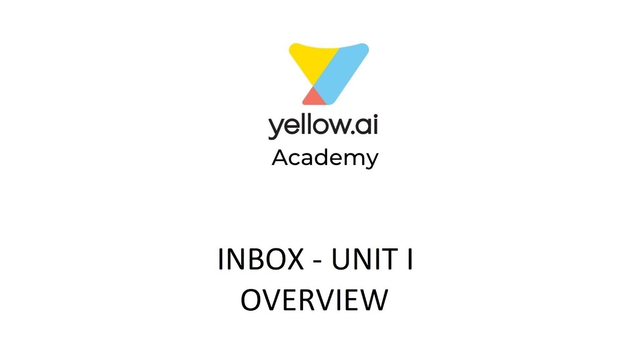 Inbox - Unit 1 - Overview - YouTube