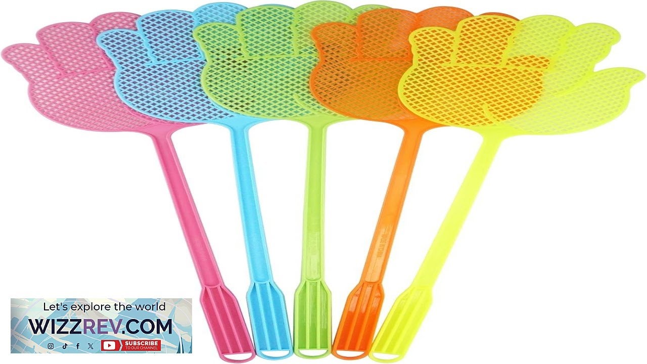 Dirza Fly Swatter Funny Hand Shaped Fly Swatters -Durable Colorful ...