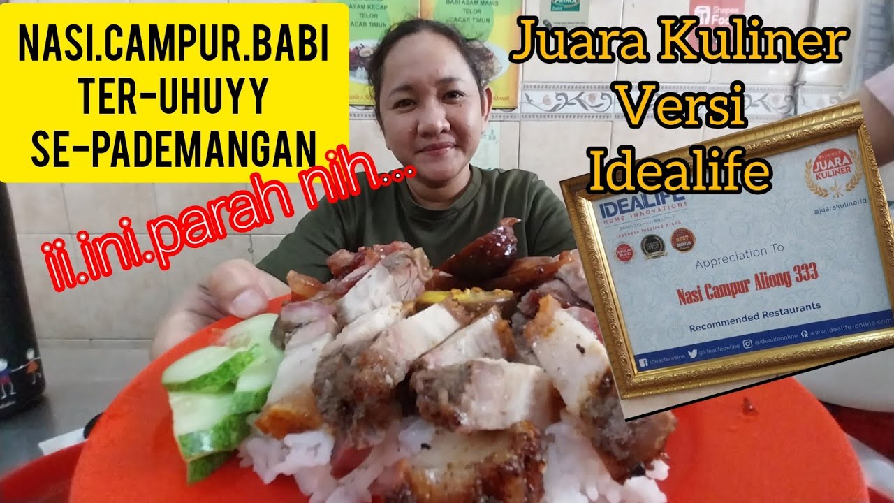 NASI CAMPUR BABI TERENAK DI JAKARTA ! ALIONG 333 DI DEPAN GBI ...