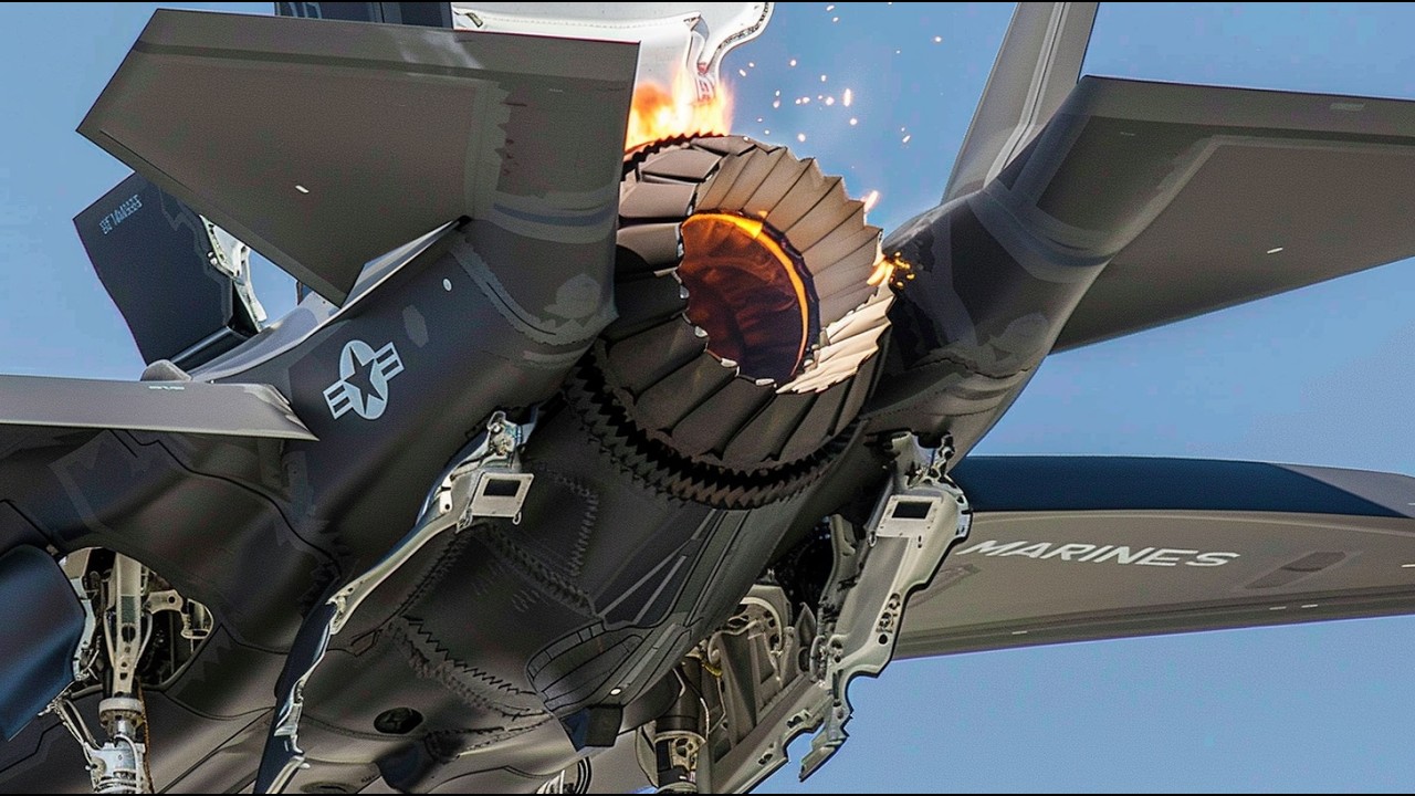 US F-35B Activates VTOL Mode for a Breathtaking Vertical Descent - YouTube