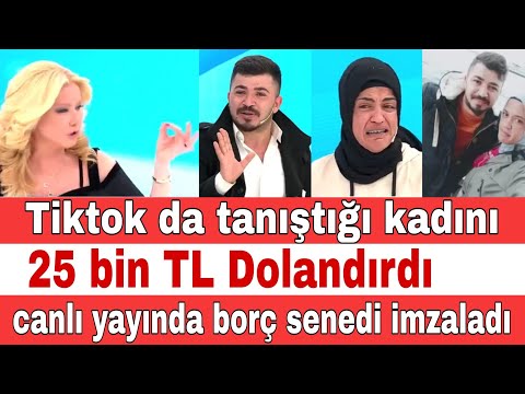 Müge anlıda inanılmaz olay tiktok da tanıştığı kadını dolandırdı