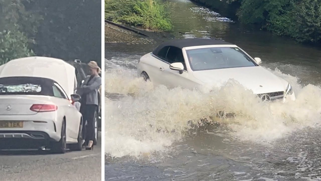Rufford Ford || Vehicles vs Flooded Ford compilation || #34 - YouTube