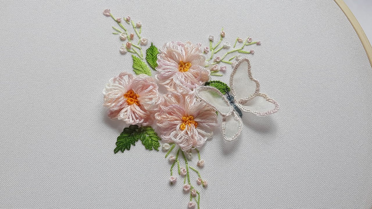 How This Extraordinary Butterfly Emerges Through StumpWork Hand ...