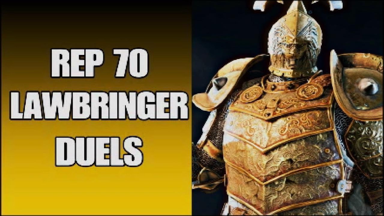 For Honor - Rep 70 Lawbringer Duels - Longarm will guarantee victory ...
