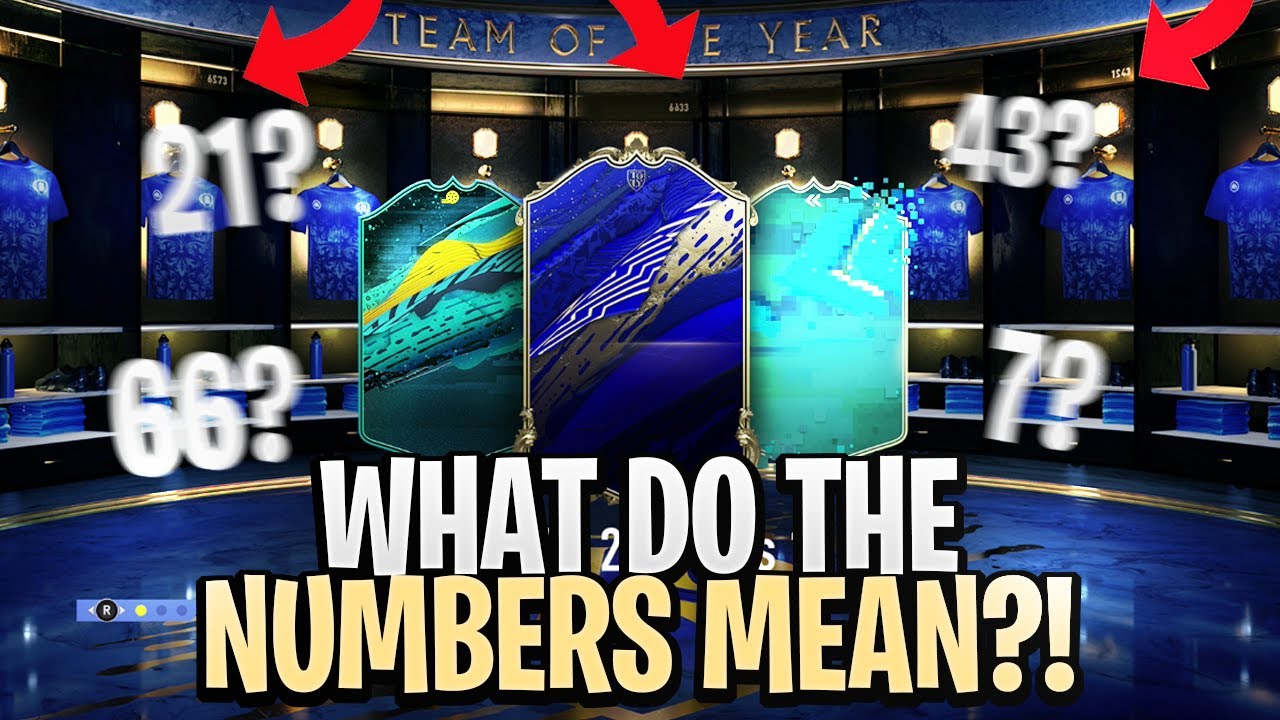 TOTY LOADING SCREEN - WHAT DO THE NUMBERS MEAN?? FIFA 20 - YouTube