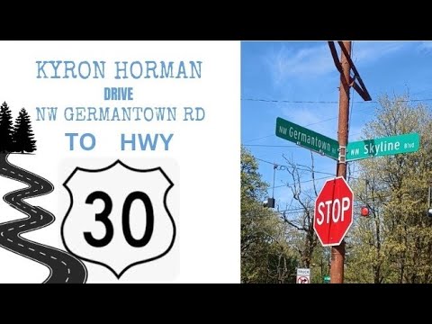 Kyron Horman Germantown Rd to HWY 30 around the corner from where Dede ...