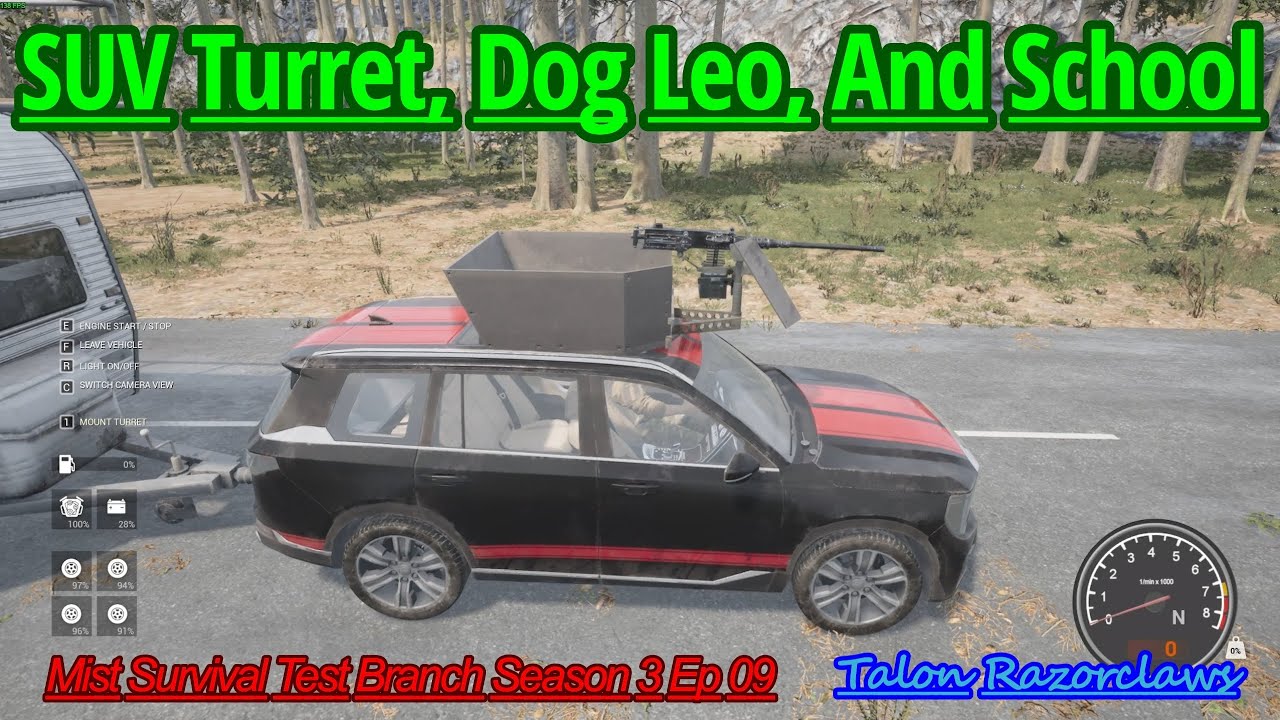 Mist Survival Test Branch Season 3 Ep 09: SUV Turret, Dog Leo, And ...