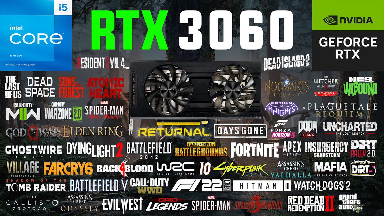 RTX 3060 Test in 50 Games in 2023 - YouTube