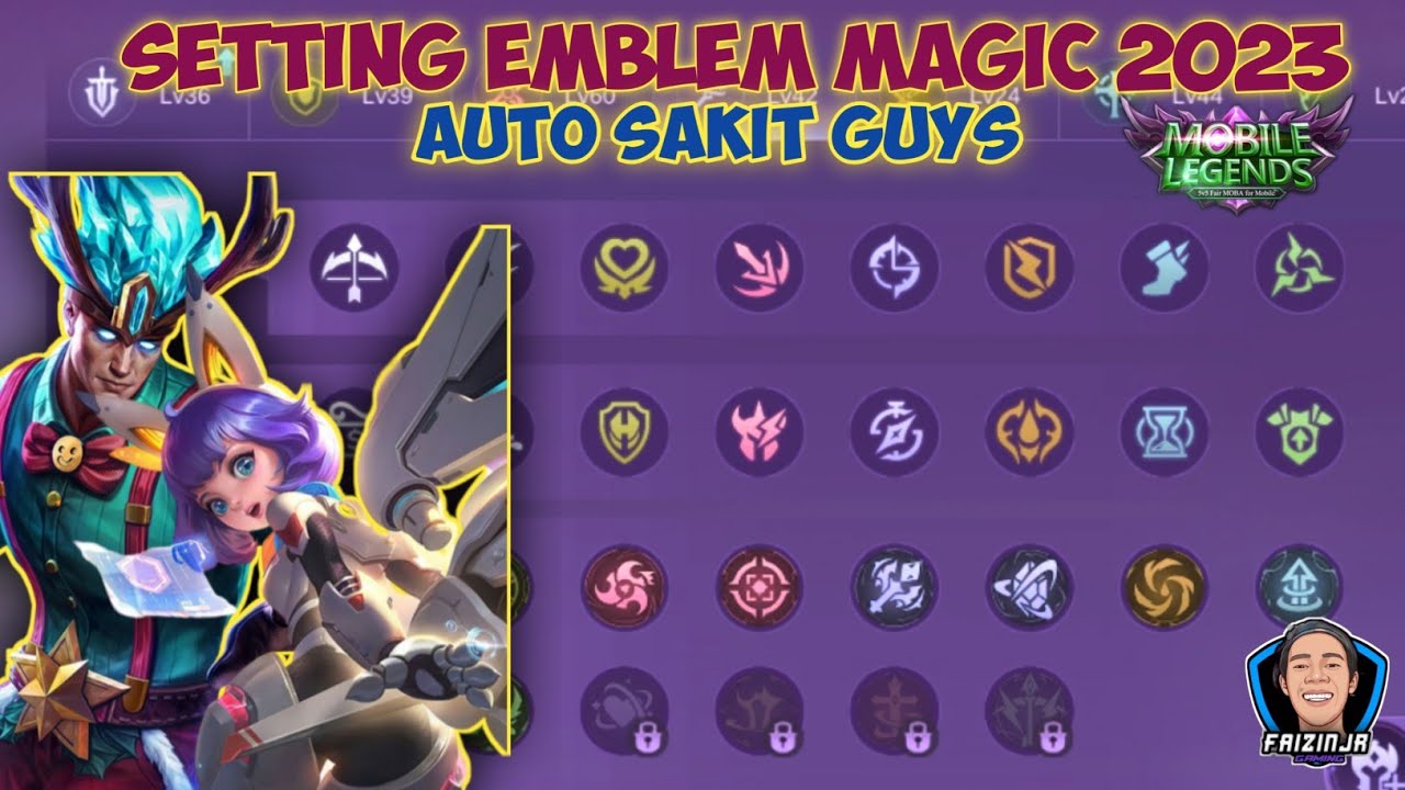 CARA SETTING EMBLEM MAGIC TERBARU 2023 ! CARA CEPAT MAX EMBLEM MOBILE ...