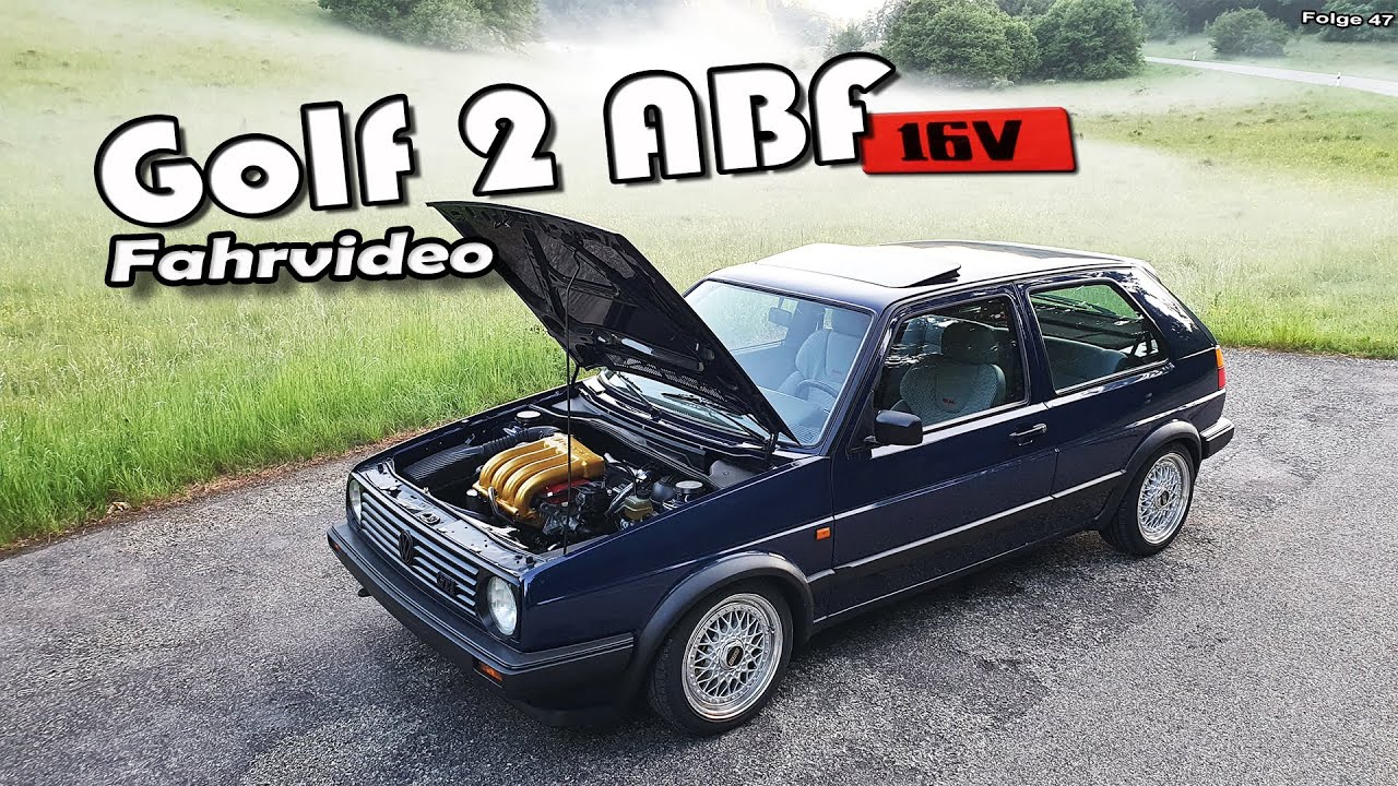 Golf 2 ABF 16V Fahrvideo | Sound - YouTube