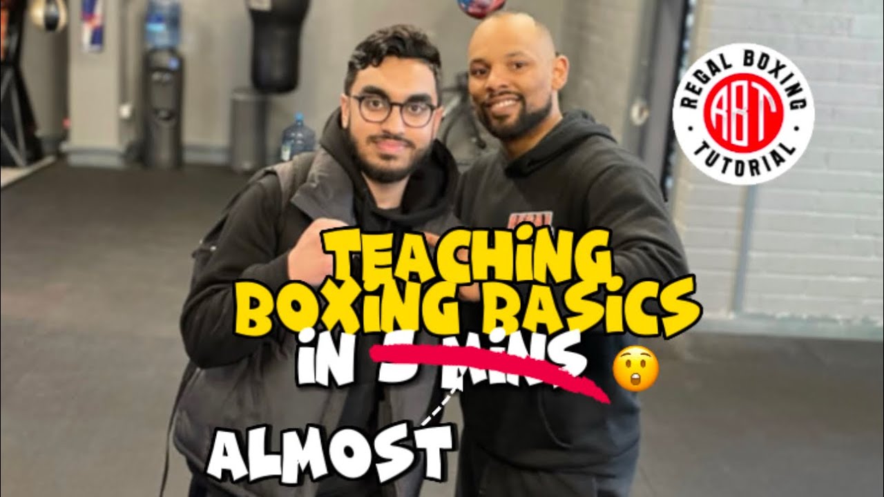 Teaching newbie boxing basics quicker than you use the Loo! - YouTube