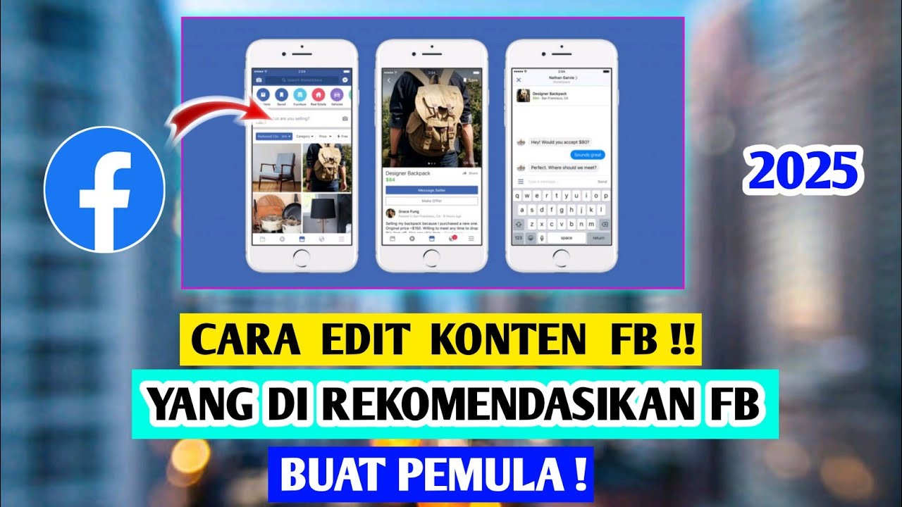 CARA EDIT VIDIO FACEBOOK 2025 YANG BENAR ! COCOK BUAT KREATOR PEMULA ...