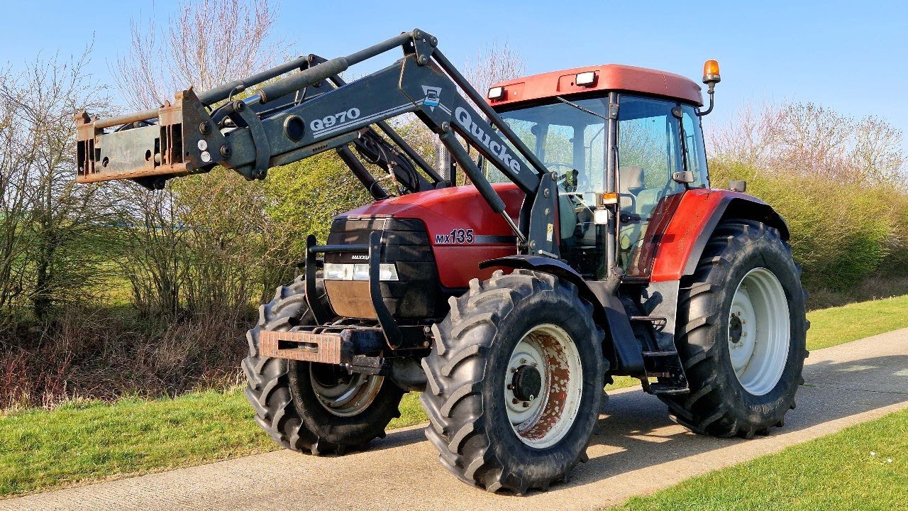 2000 Case MX 135 Maxxum 24050 - YouTube