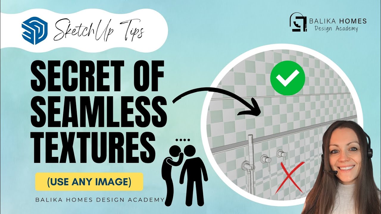 SketchUp Tutorial | The Secret of Seamless Textures - YouTube
