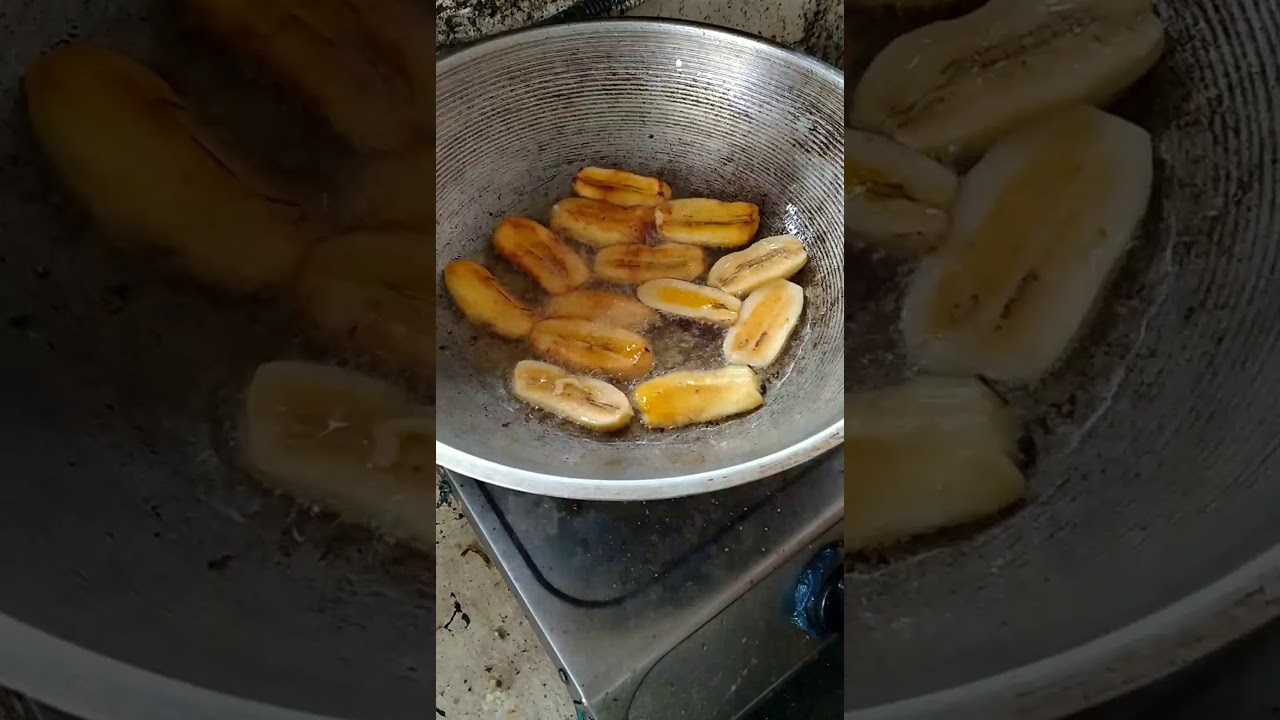 Vlog#1 pritong saging - YouTube