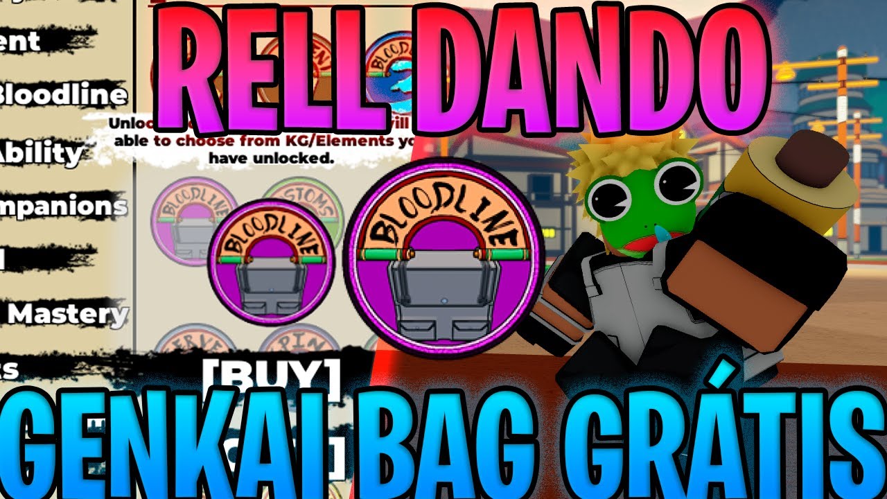 RELL GAMES DANDO BLOODLINE BAG GRÁTIS SHINOBI LIFE 2 - YouTube