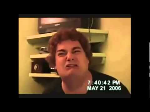 Fat guy punches computer - YouTube