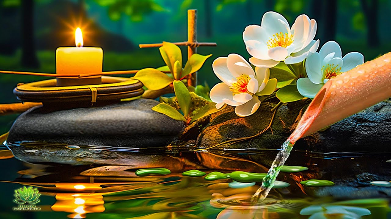 Beautiful Piano Music - Meditation Music, Water Sounds, Background ...
